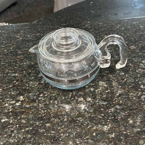 Pyrex | Kitchen | Vintage Pyrex Blue Glass Tea Pot 8446b 6 Cup | Poshmark